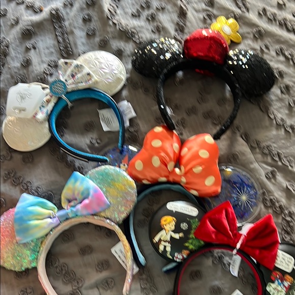 Disney | Accessories | Disney Mickey And Minnie Mouse Ear Headbands ...